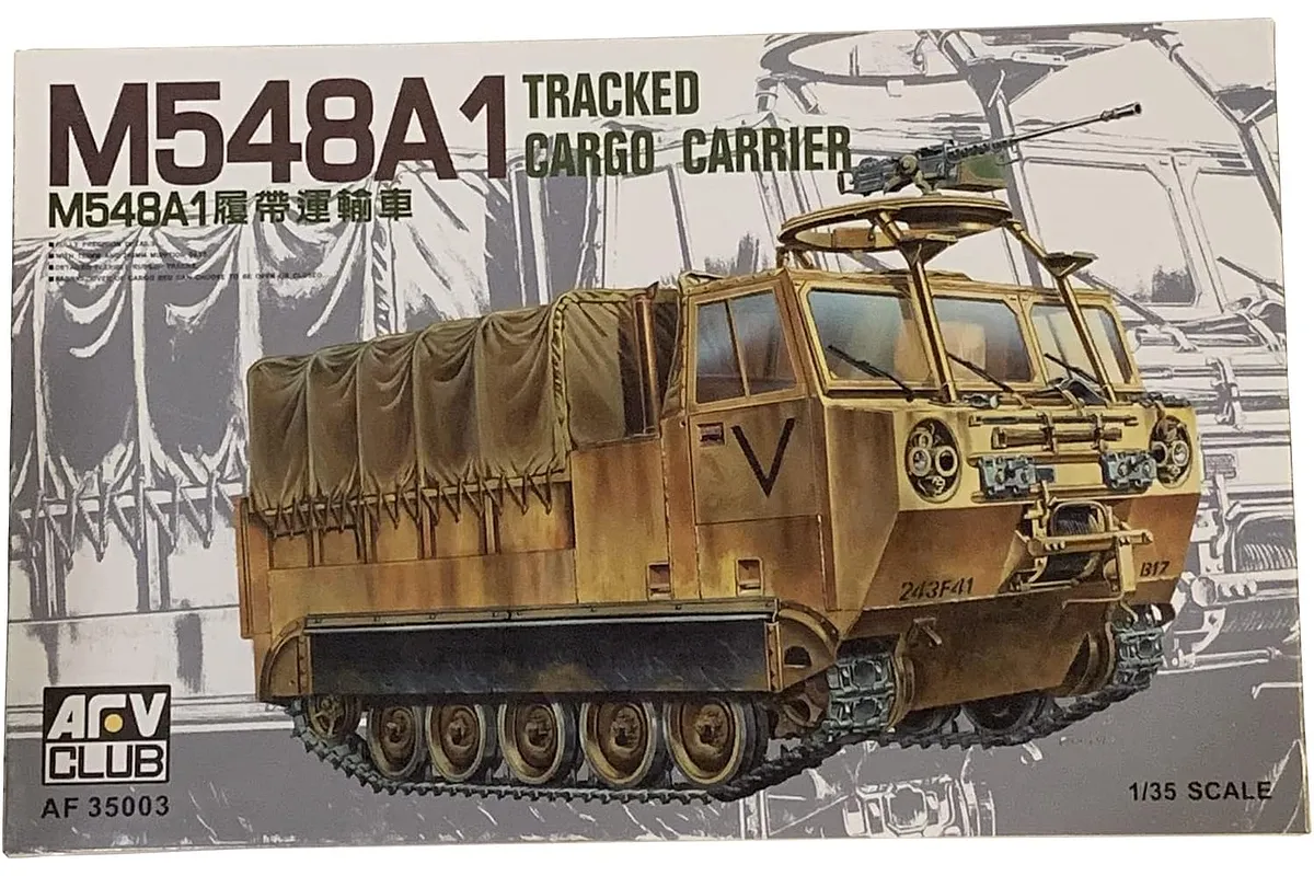 AFV Club 1/35 M548A1 Tracked Cargo Carrier Scaled Plastic Model Kit w ...