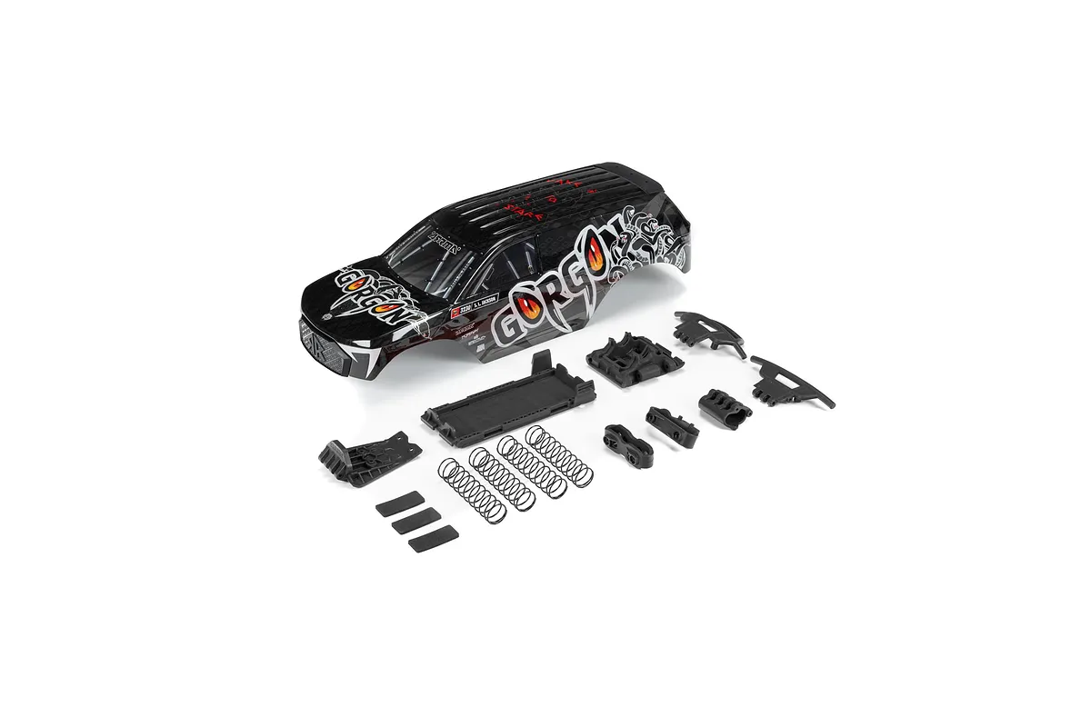 ARRMA 1/10 Gorgon Painted Body Shell Set - Gunmetal | ARA402353