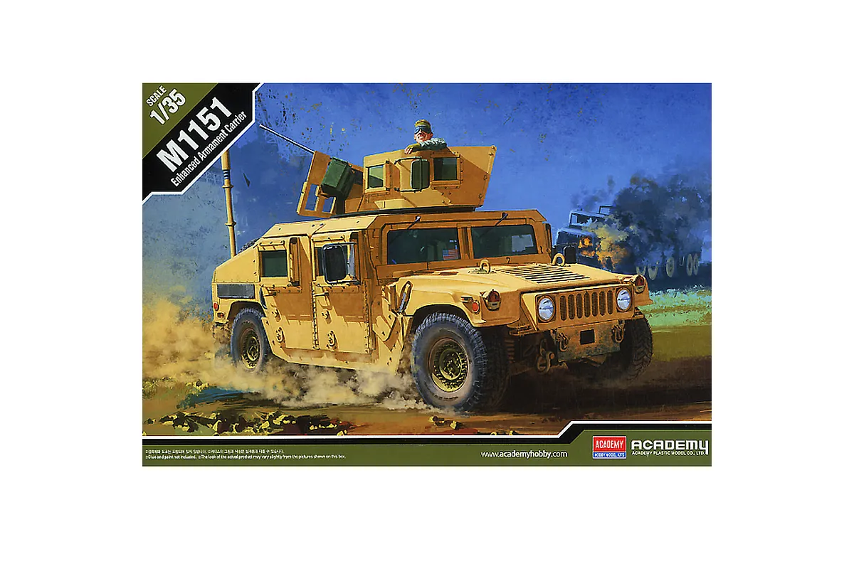 Academy 1/35 M1151 Enhanced Armament Carrier Vehicle Scaled Plastic ...