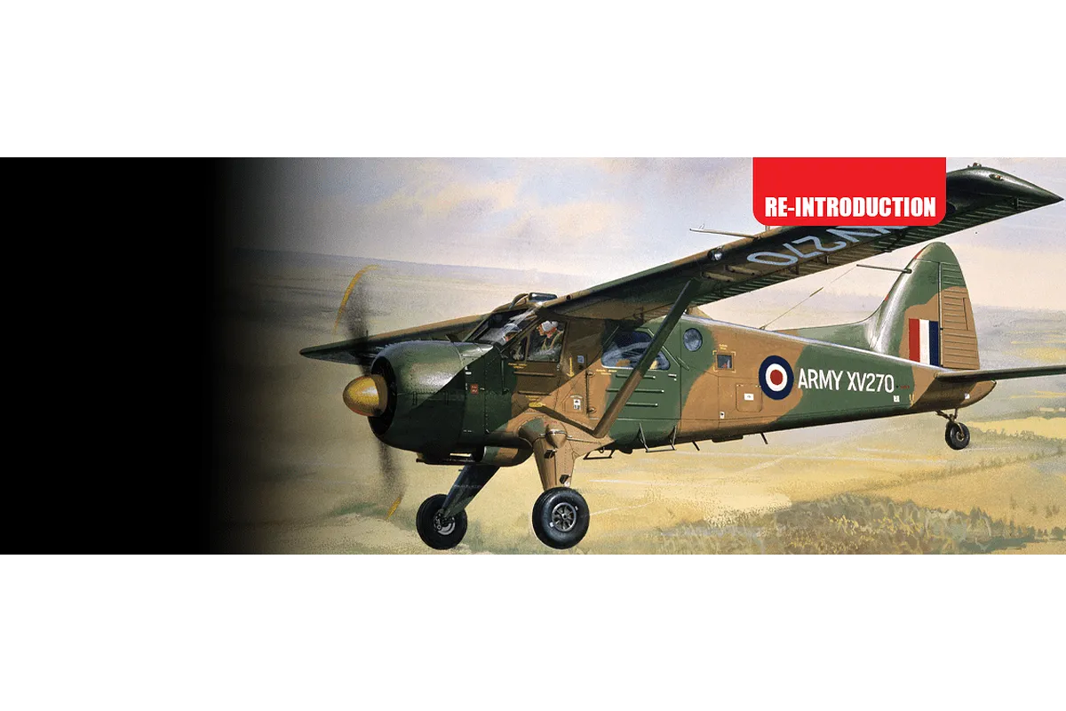 Airfix 1/72 DHC Beaver Fighter Scaled Plastic Model Kit | A03017V