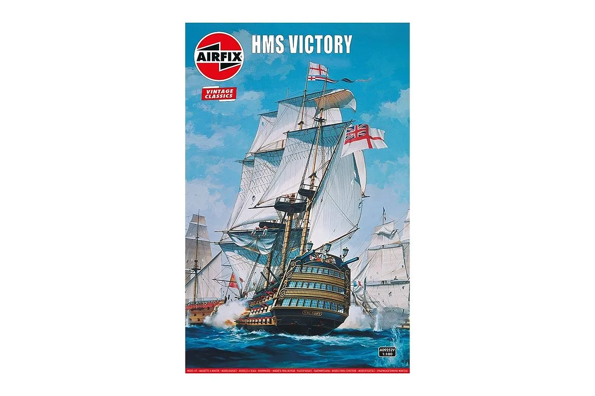 Airfix 1/180 HMS Victory Scaled Ship Plastic Model Kit | A09252V