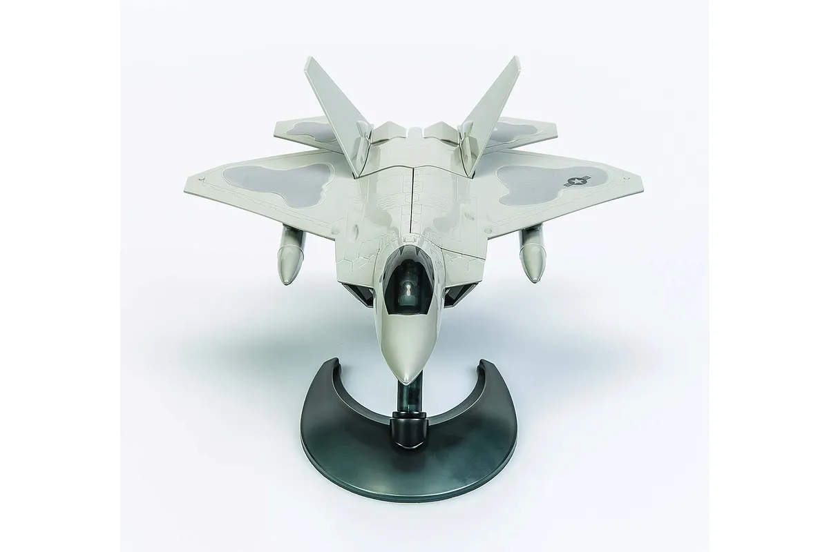 Airfix Quickbuild F-22 Raptor Jet Plastic Model Kit - Grey | J6005