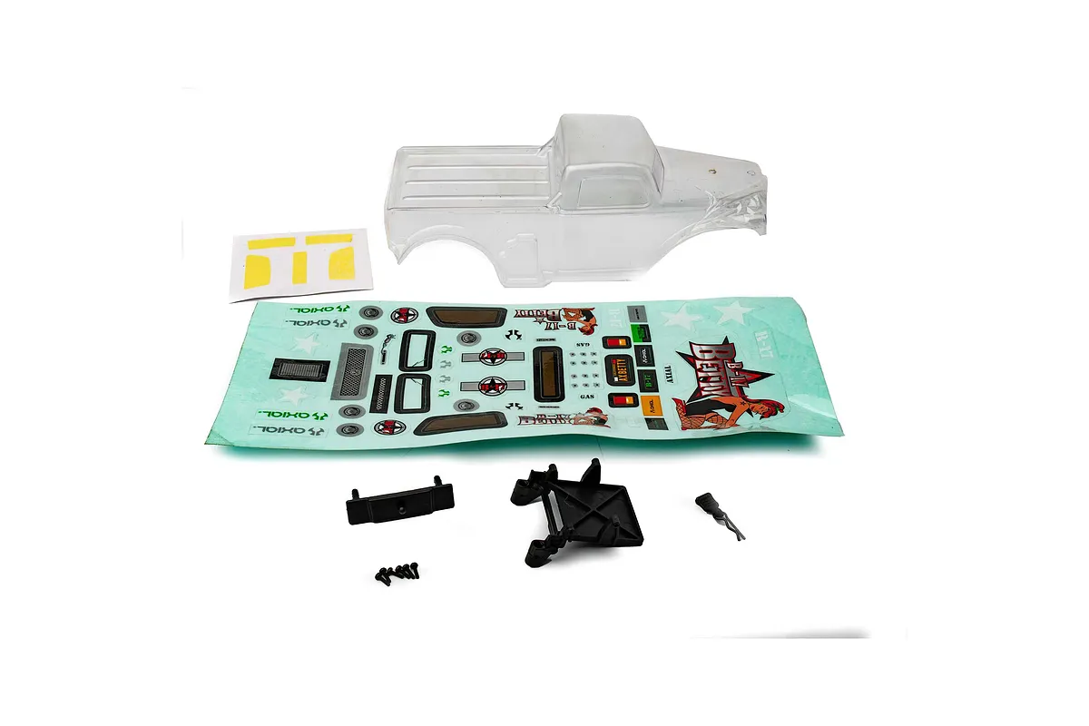 Axial SCX24 B-17 Betty Body Shell - Clear Unpainted | AXI200003