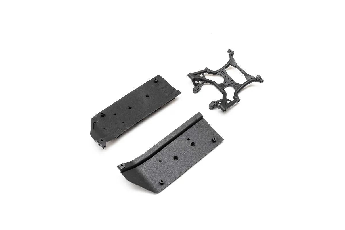 Axial Side Skid Plates & Rear Chassis Brace | AXI231049