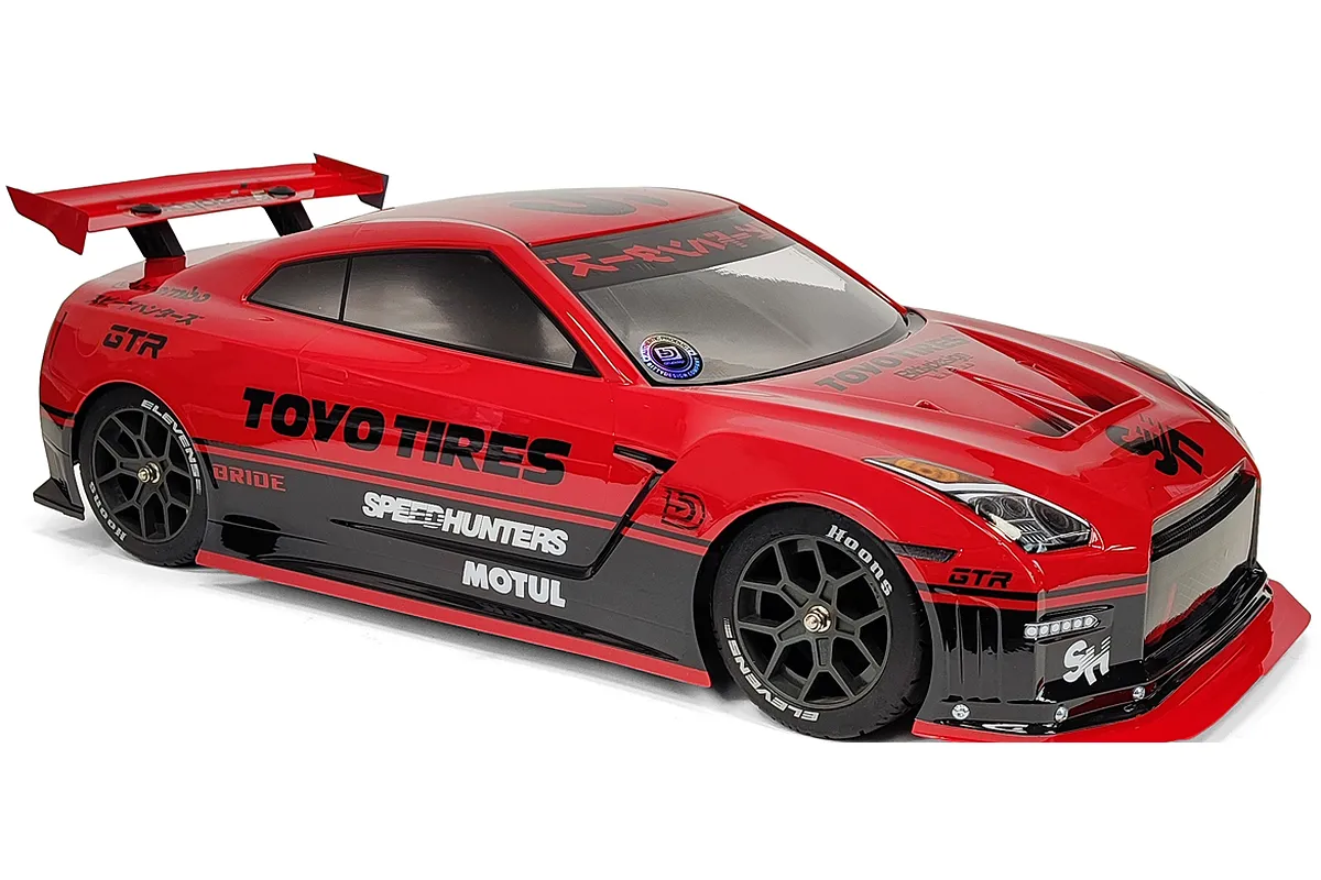 Bittydesign 1/8 GTR Unpainted Body Shell - Clear | BDAR8-GTR