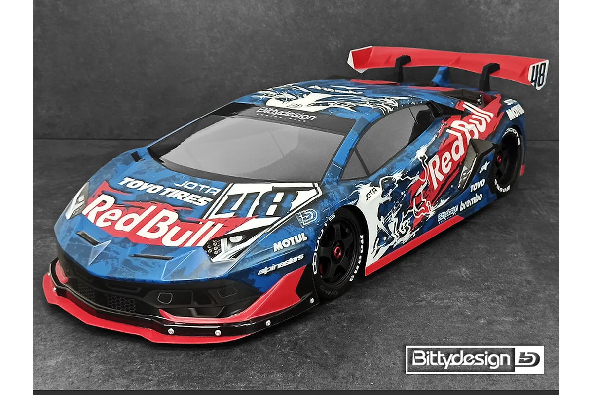 Bittydesign 1/7 Jota Unpainted Body Shell w/ Decals | BDGT7-JTA