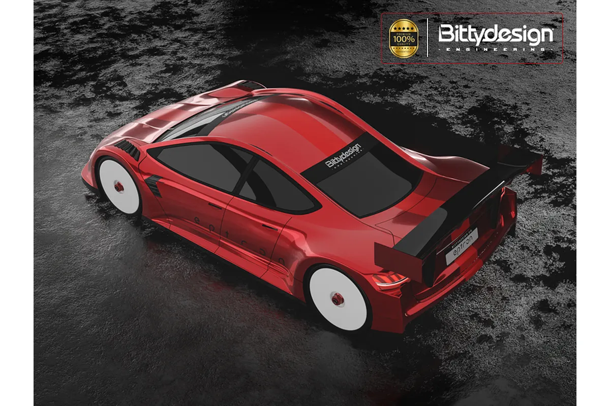 Bittydesign 1/10 Eptron Unpainted Body Shell - Clear | BDTC-190ETR