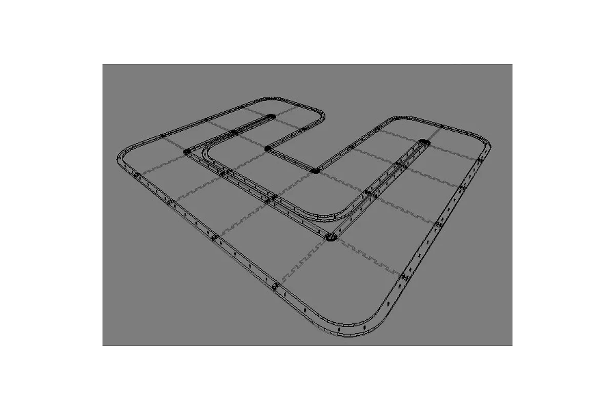 EasyLap Mini-Z RC 3x2m Home Racing Track | CCW-AB