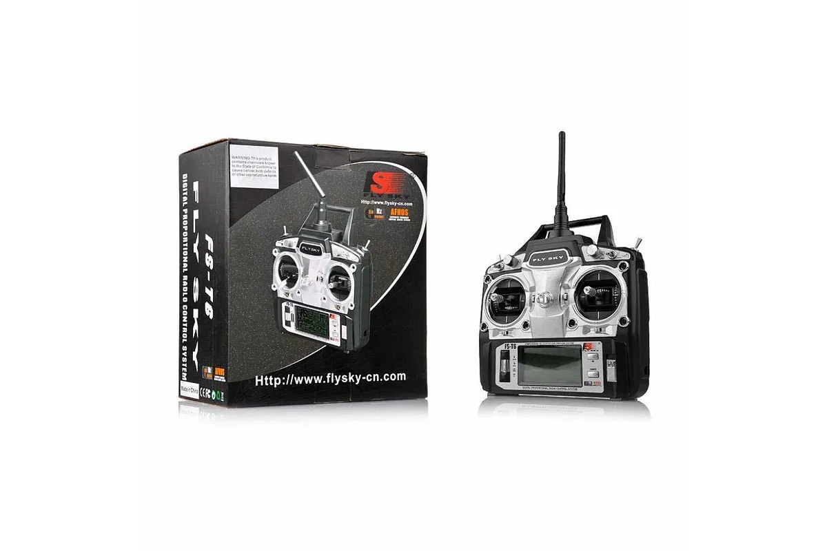 FlySky FS-T6 2.4Ghz 6ch Radio w/ Receiver | FS-T6