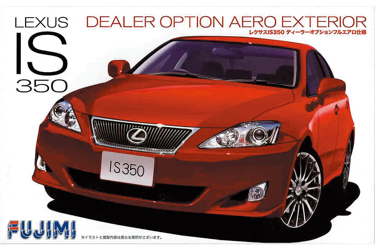 Fujimi 1/24 Lexus IS350 with option parts Scaled Plastic Model Kit | 036847