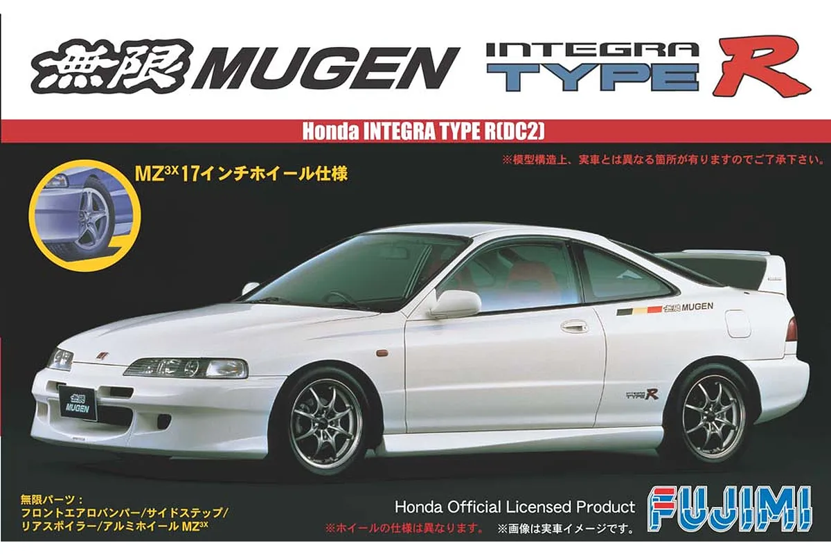 Fujimi 1/24 Mugen Integra TYPE-R Scaled Plastic Model Kit | 038216