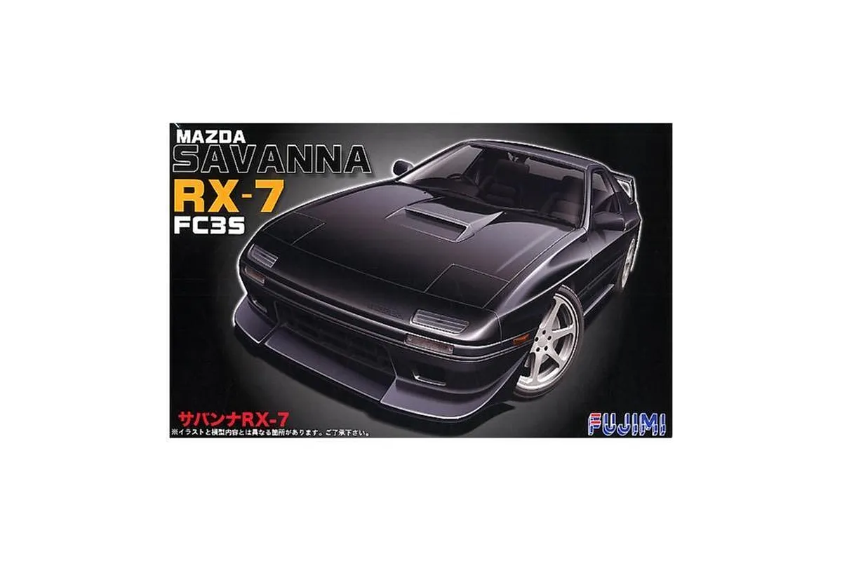 Fujimi 1/24 Mazda RX-7 FC3S Savanna Scaled Plastic Model Kit | 038377