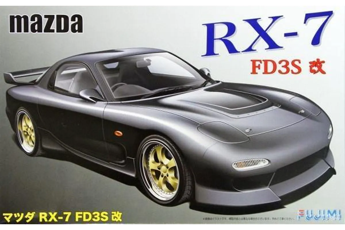 Fujimi 1/24 Mazda RX-7 FD3S Kai Scaled Plastic Model Kit | 038971