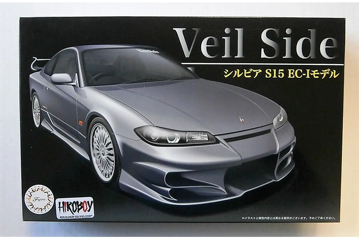 Fujimi 1/24 Nissan Silvia S15 Veilside EC-I Car Scaled Plastic Model ...
