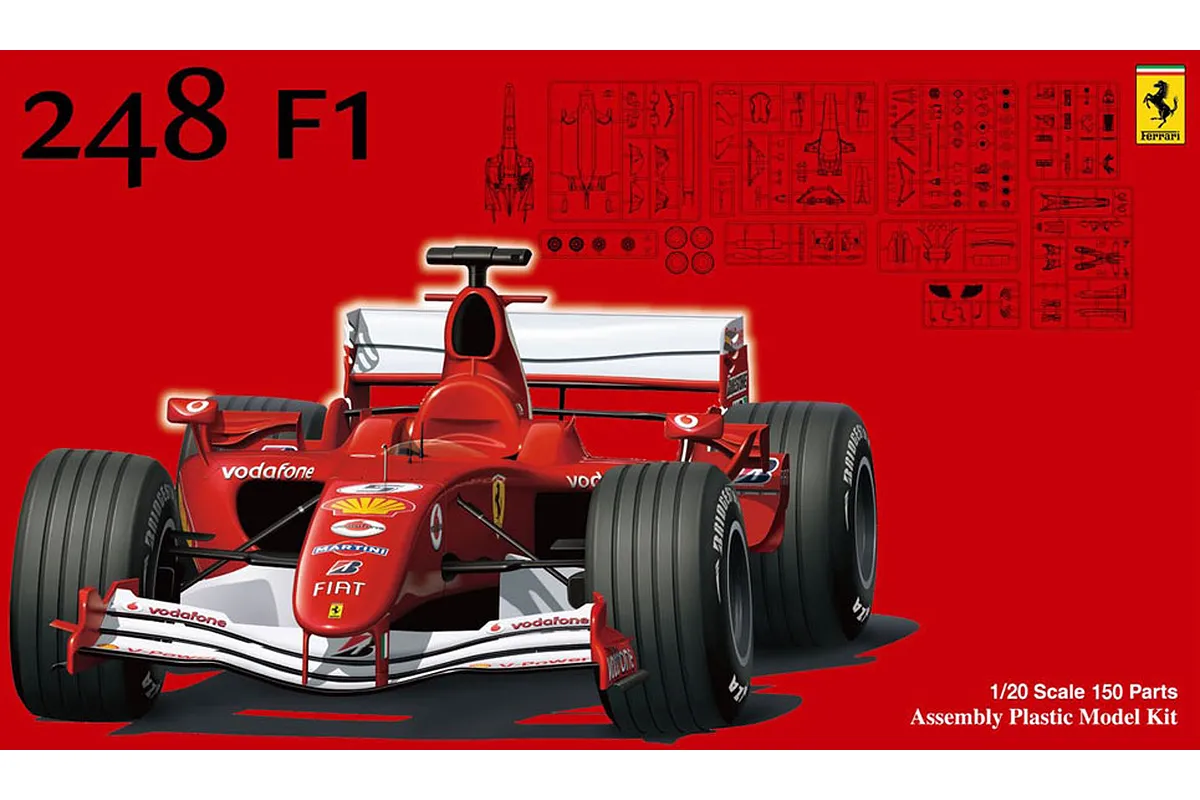 Fujimi 1/20 2006 Ferrari 248F1 MS F1 Scaled Plastic Model Kit | 090467