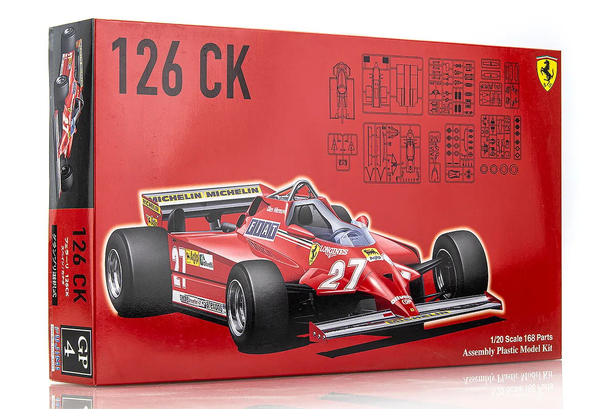 Fujimi 1/20 1981 Ferrari 126CK F1 Scaled Plastic Model Kit | 091969