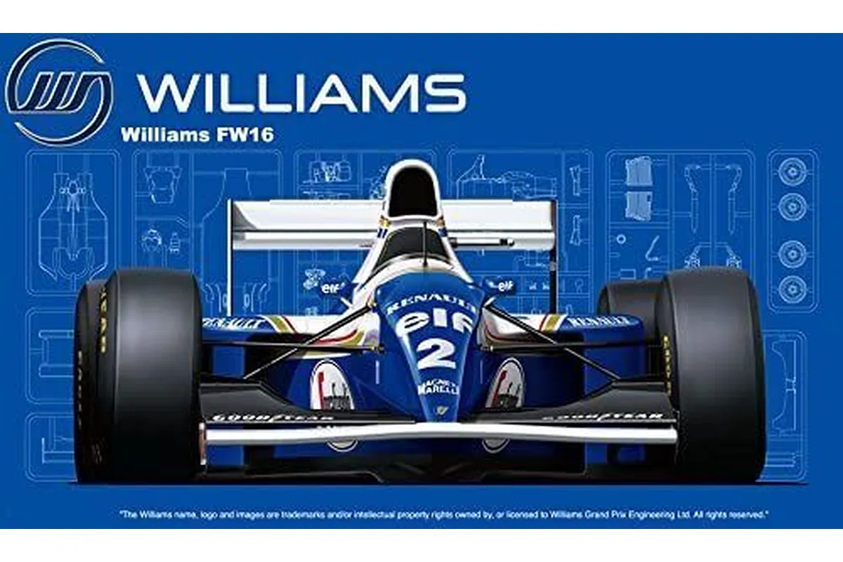 Fujimi 1/20 Williams FW16 Renault (San MarinoGP/Brazilian GP/Pacific GP ...