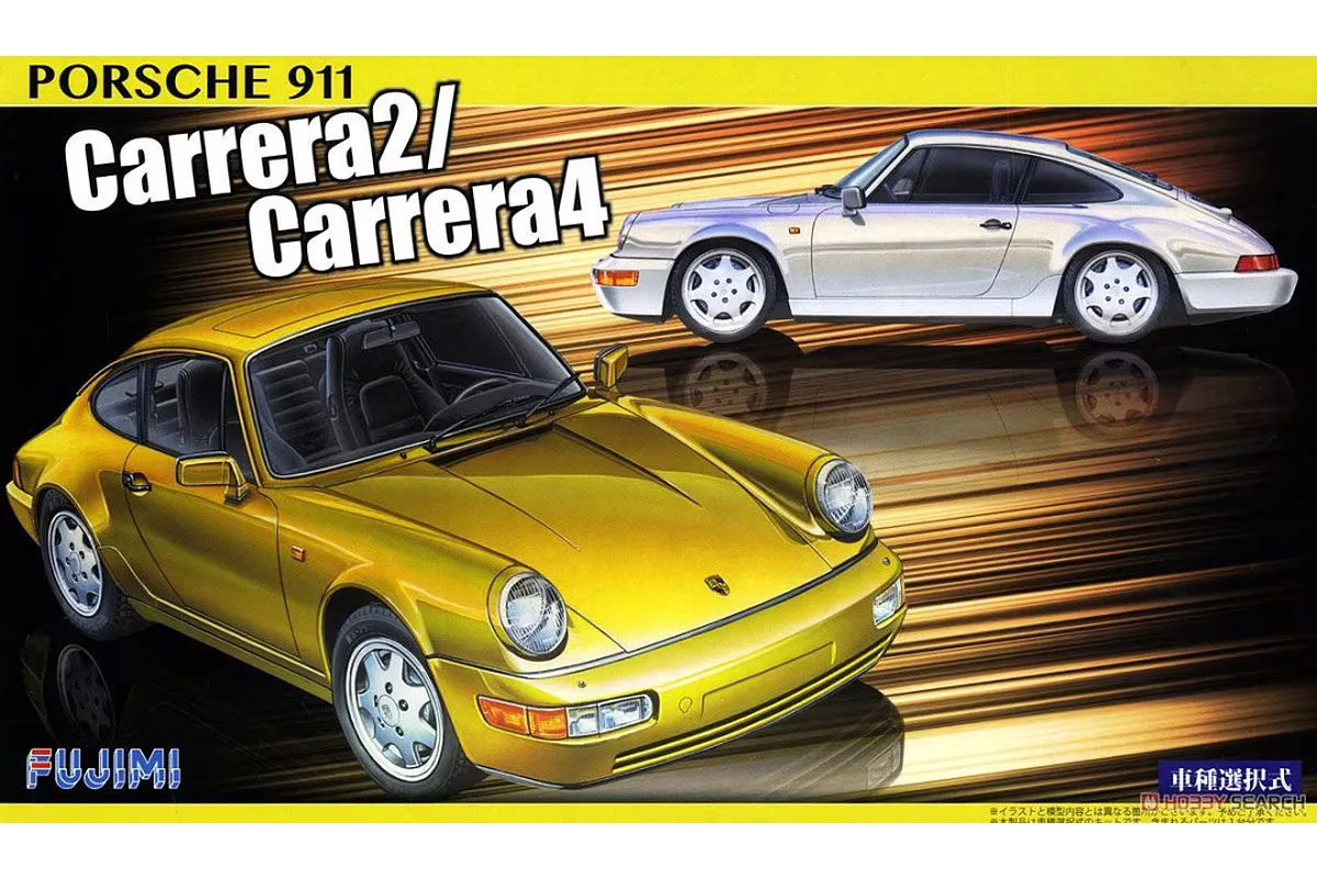 Fujimi 1/24 Porsche 911 Carrera 2/Carrera 4 Scaled Plastic Model Kit ...