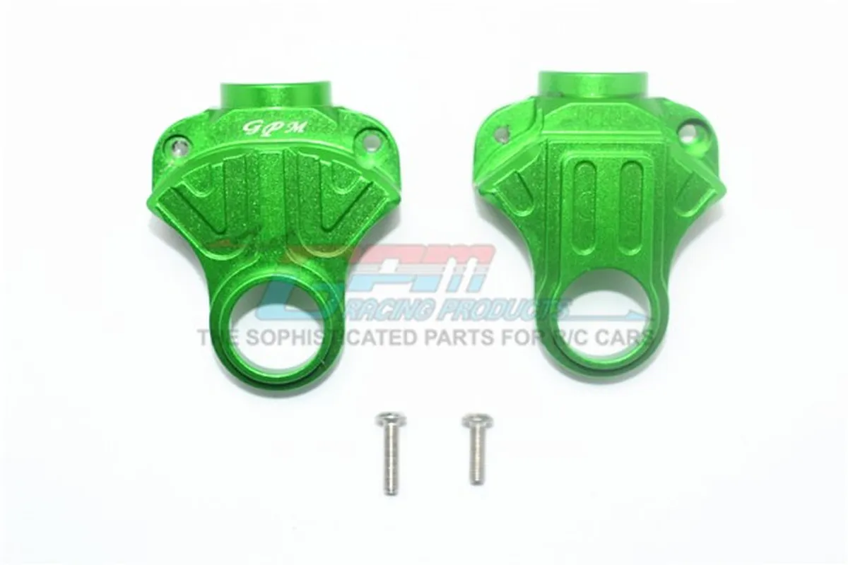 GPM Green Aluminium Front or Rear Differential Output Yokes 2Pcs w ...