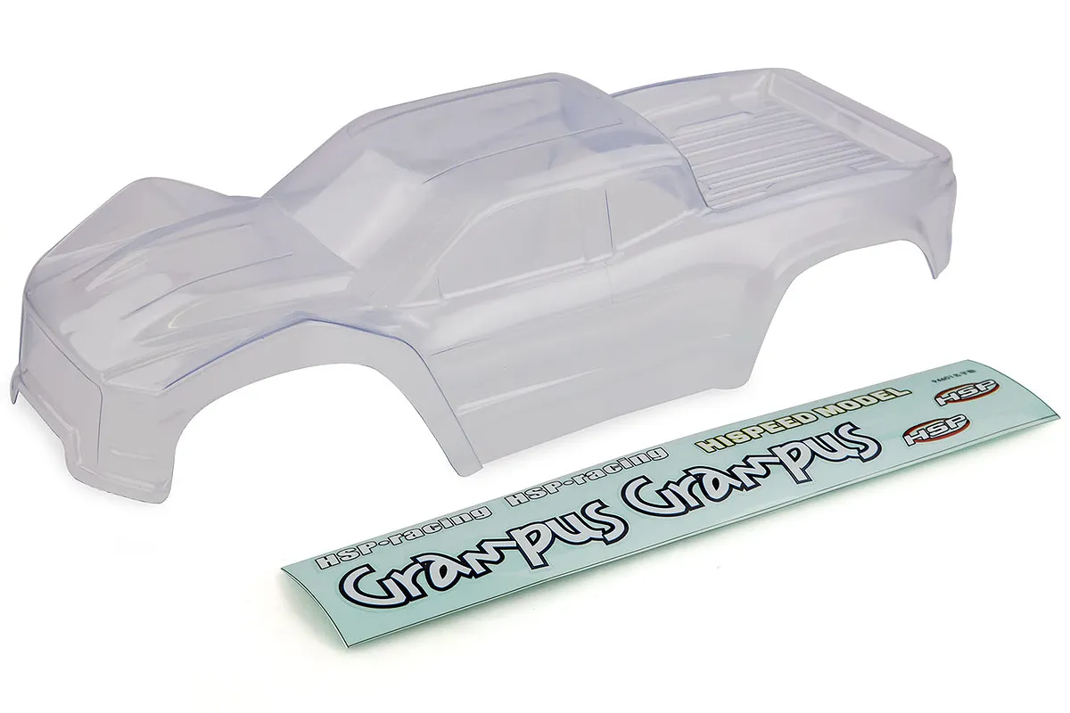 HSP 1/10 Crusher Truck Unpainted Body Shell | 60194A