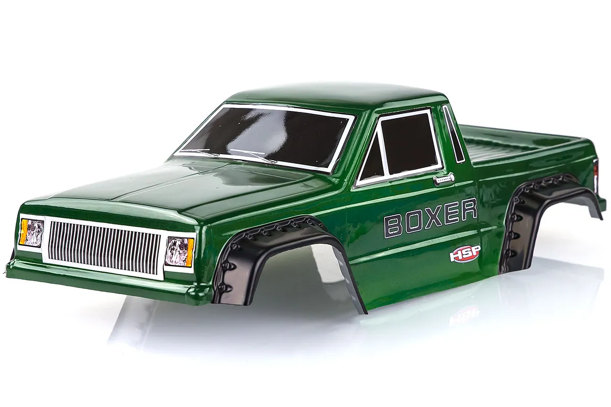 HSP 1/10 Boxer Off Road Crawler Painted Green Body Shell | 70685