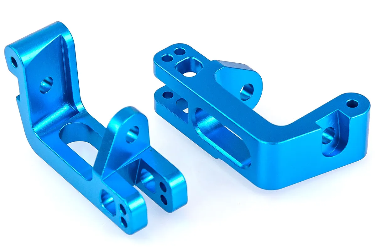 HSP Blue Aluminium Front Hub Carrier Set | 860009