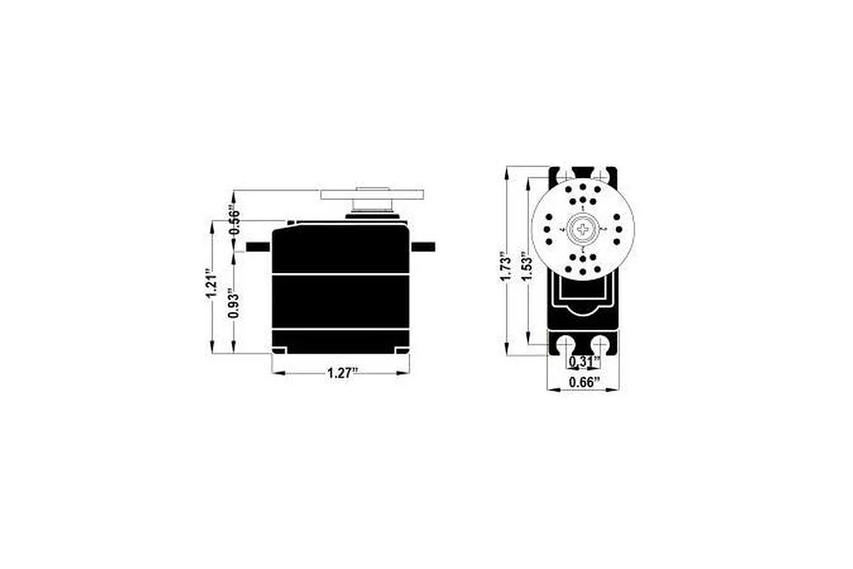 Hitec HS-5245MG Mini 4.4kg Metal Geared Servo | HRC35245S