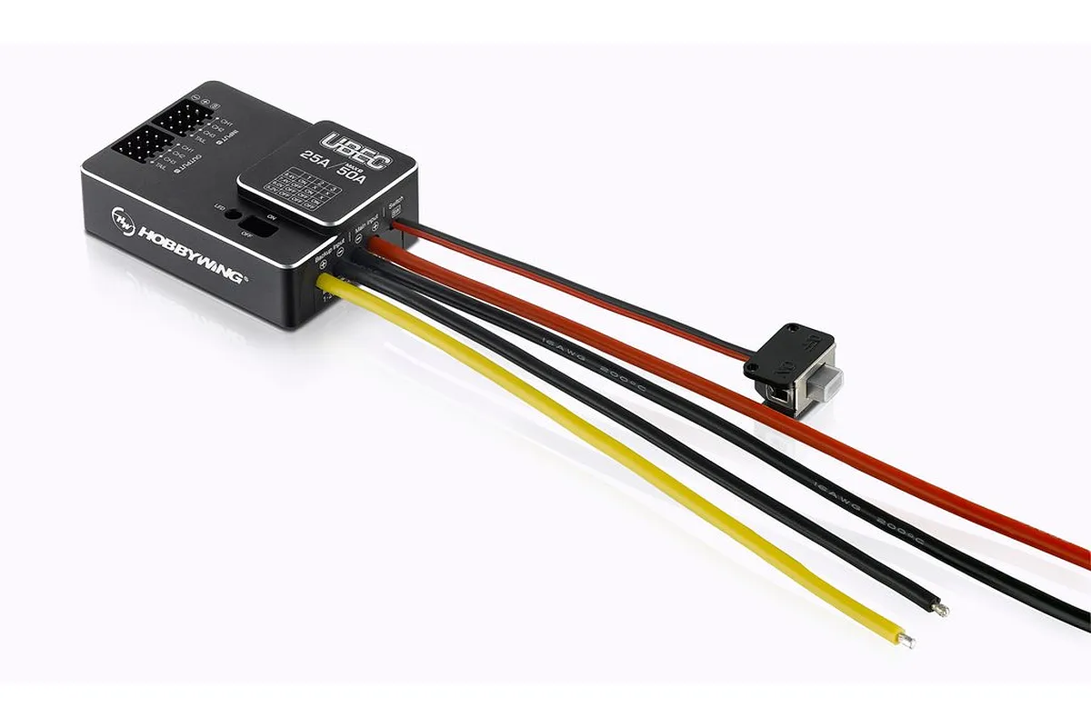 Hobbywing High Voltage UBEC 9v-80v Input 5.2v/8.4v 25A/50A Output ...