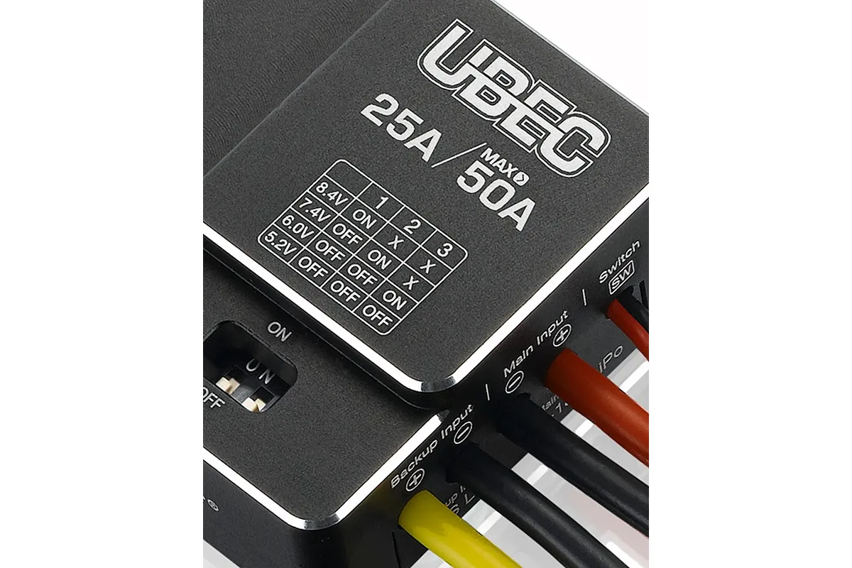 Hobbywing High Voltage UBEC 9v-80v Input 5.2v/8.4v 25A/50A Output ...