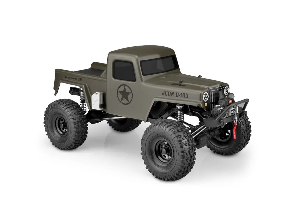 JConcepts JCI Creep Rock Crawler Unpainted Body Shell | 0403