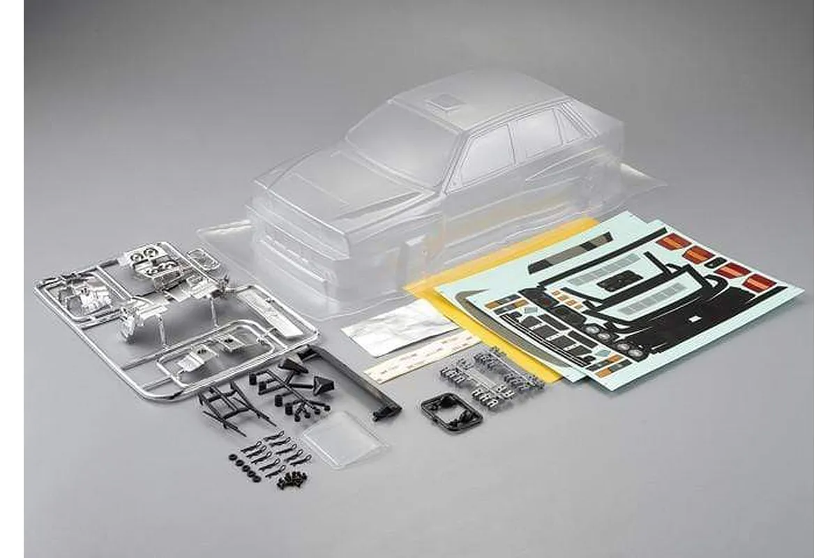Killerbody 1/10 Lancia Delta HF Integrale Clear Unpainted Body Shell ...