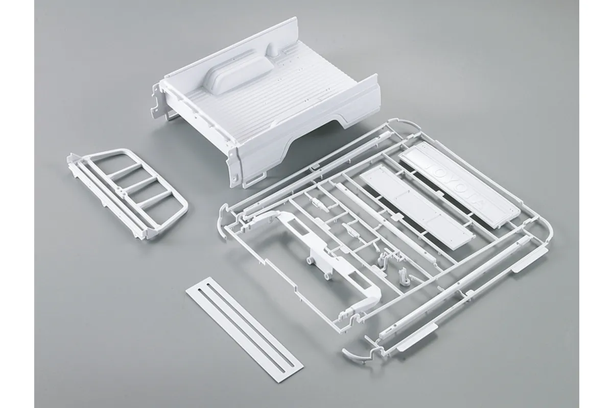 Killerbody 1/10 White Toyota Land Cruiser 70 Truck Bed w/ Bed Sides | 48603