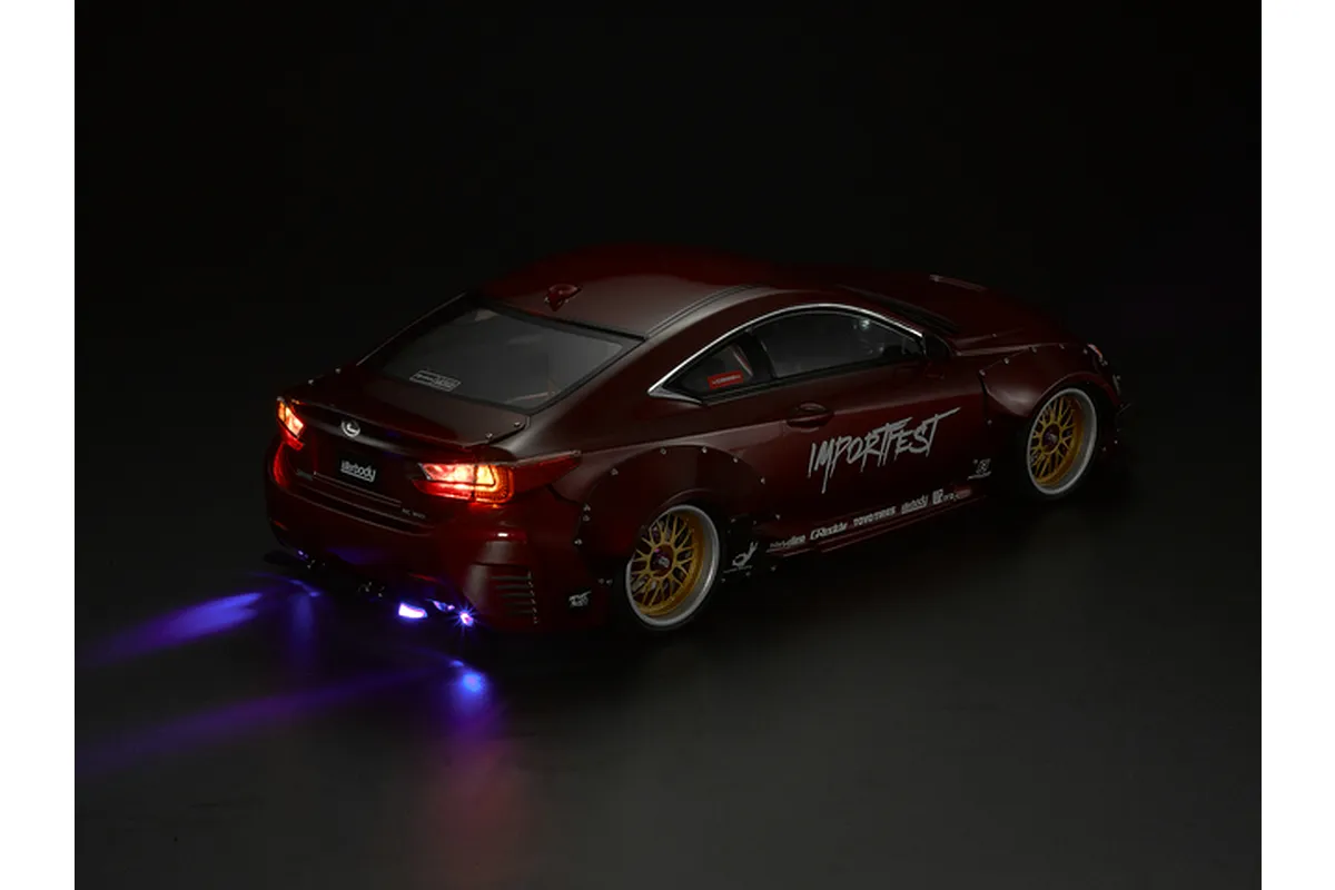 Killerbody 1/10 Lexus RC F Wide Body Kit - Clear Unpainted | 48659