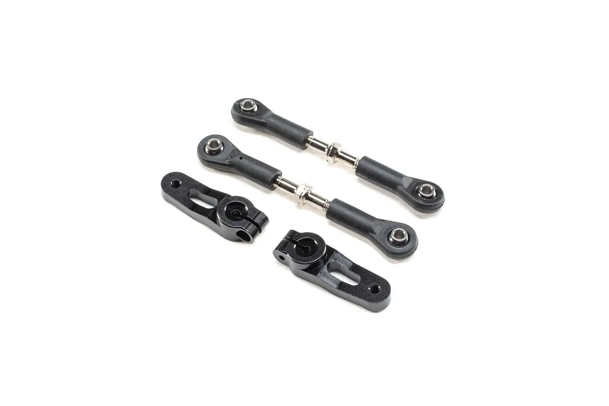 Losi DBXL-E 2.0 Dual Servo Steering Linkage Set w/ Black Aluminium ...
