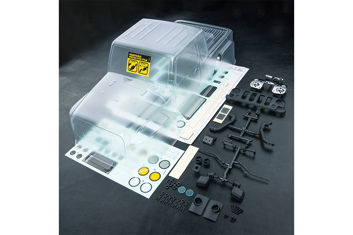 MST 1/10 JP1 Unpainted Body Shell - Clear | 720007