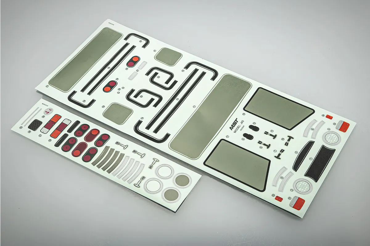 MST 1/8 J45C Unpainted Body Shell w/ Accessories | 720009