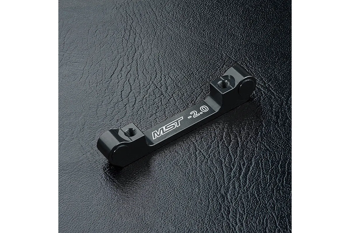 MST Black Aluminium (-2.0) Suspension Arm Mount | 820129BK