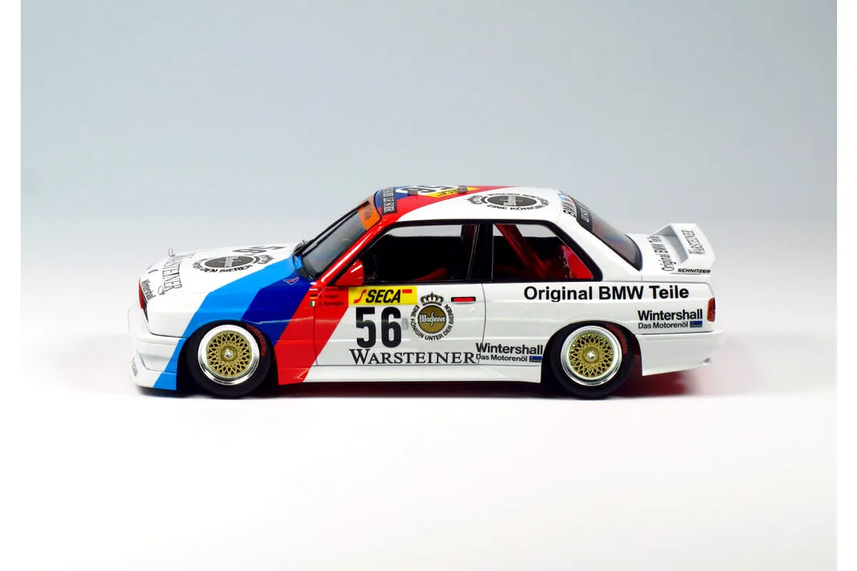 NuNu 1/24 BMW M3 E30 ('88 SPA 24 Hours Winner) Scaled Plastic Model Kit | PN24017