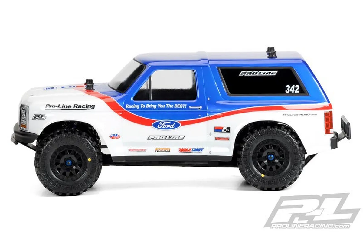 Pro-Line 1/10 1981 Ford Bronco Unpainted Clear Body Shell | 3423-00