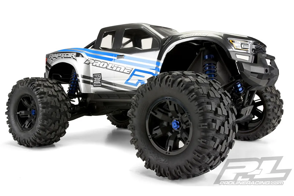 Pro-Line 1/5 Traxxas X-Maxx Ford Raptor Unpainted Body Shell | 3482-17
