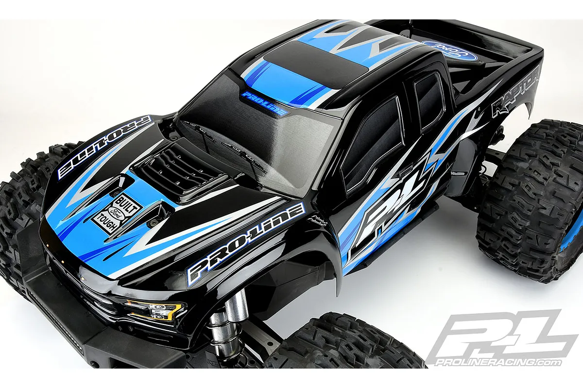 Pro-Line 1/5 Traxxas X-Maxx 2017 Ford F-150 Raptor Pre-Cut Black ...