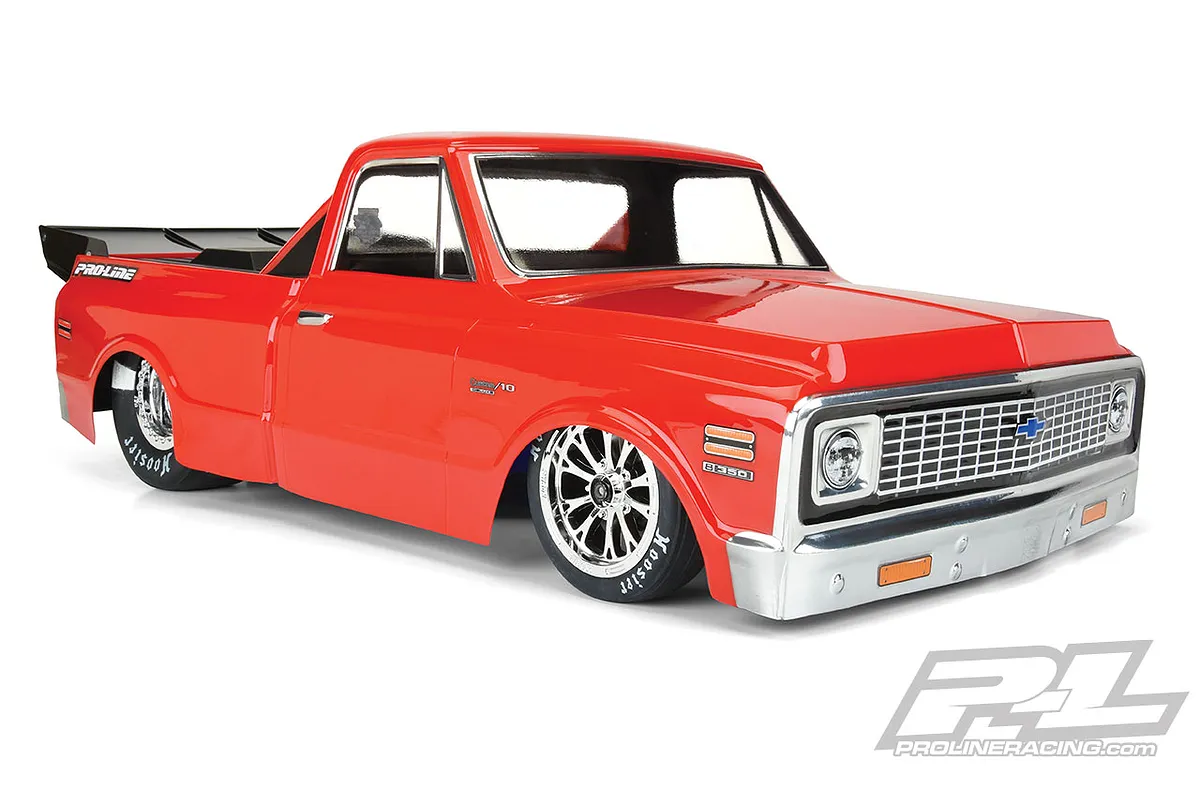 Pro-Line 1/10 1972 Chevrolet C10 Drag Car Unpainted Body Shell | 3557-00
