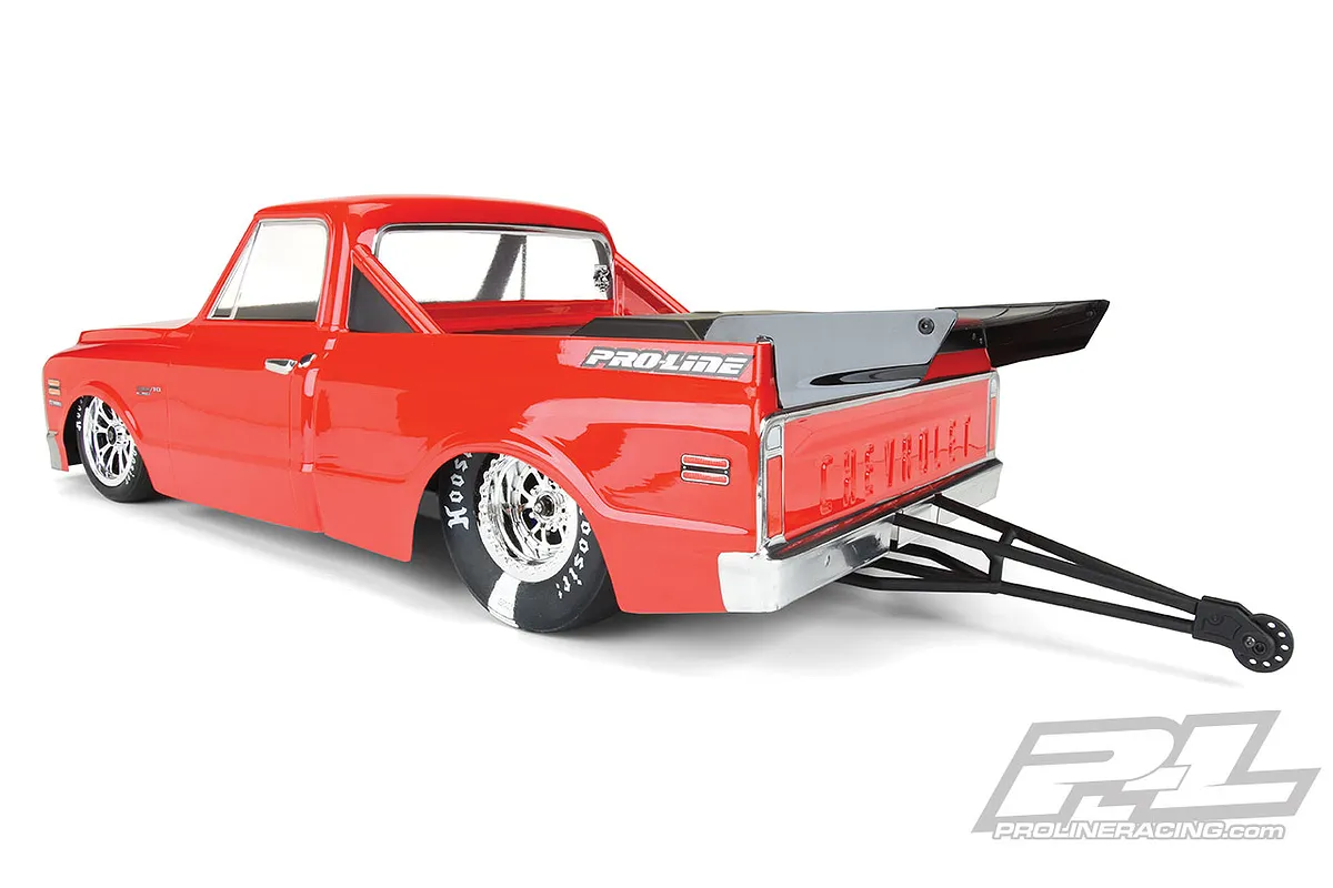 Pro-Line 1/10 1972 Chevrolet C10 Drag Car Unpainted Body Shell | 3557-00