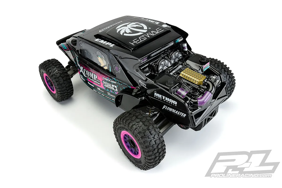 Pro-Line 1/10 Megalodon Desert Buggy Black Painted Body Shell | 3563-18