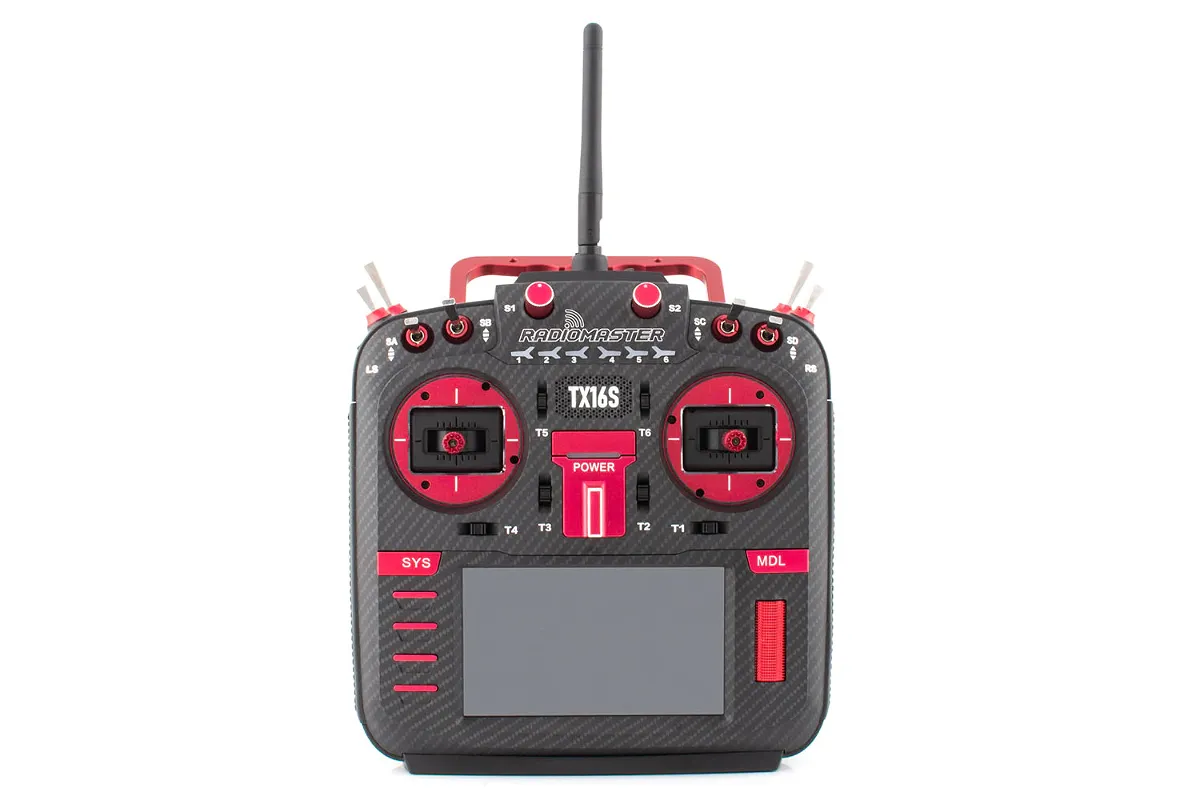 Radiomaster Red TX16S Mk 2 Max 4-in-1 2.4Ghz 16ch Transmitter - Mode 2 ...