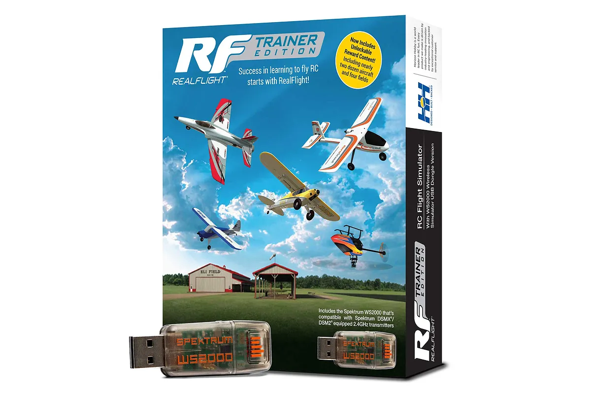RealFlight Trainer Edition RC Flight Simulator w/ WS2000 Wireless ...