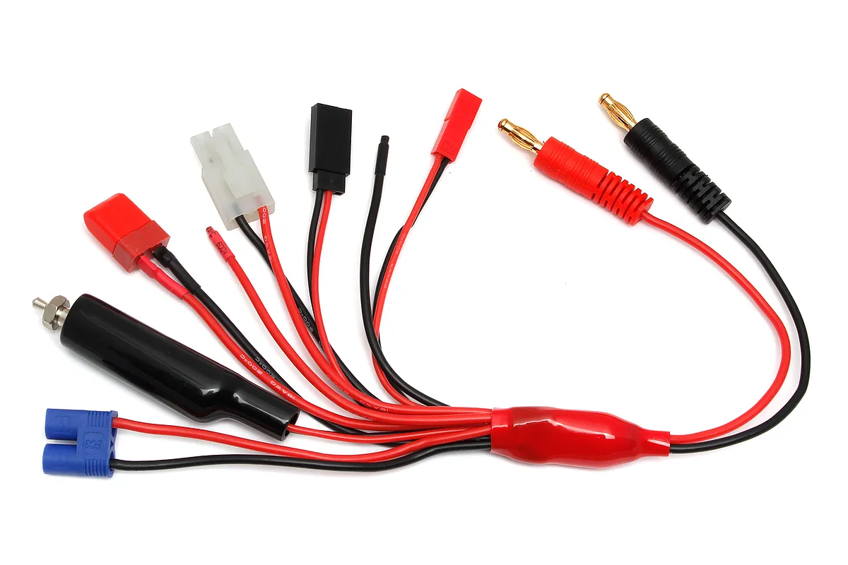 Reedy Power 7-in-1 Charger Lead w/ 4mm Bullet Plugs | 27220