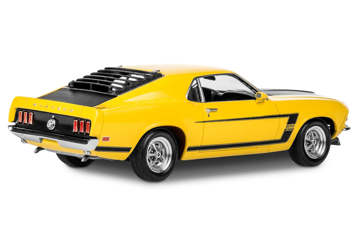 Revell 1/25 1969 Ford Boss 302 Mustang Scaled Plastic Model Kit | 85-4313