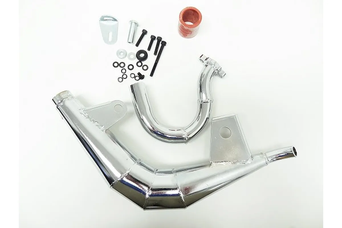 Rovan Losi 5IVE-T Chrome Steel Tuned Exhaust Pipe Set | 870382
