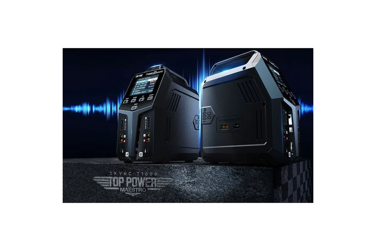 SkyRC T1000 Maestro Dual Port Smart Charger | SK-100182-04